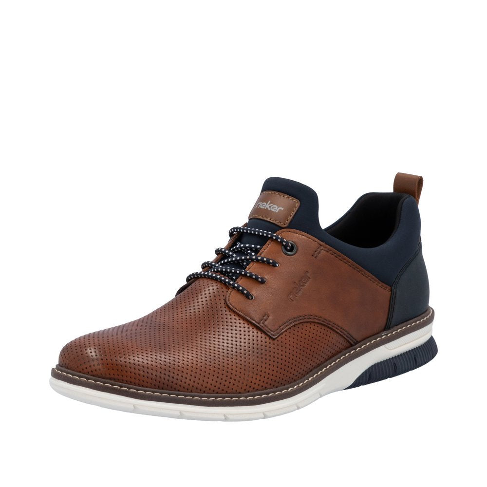 Rieker Mens Brown Dustin Dress Shoe – John's Stettler