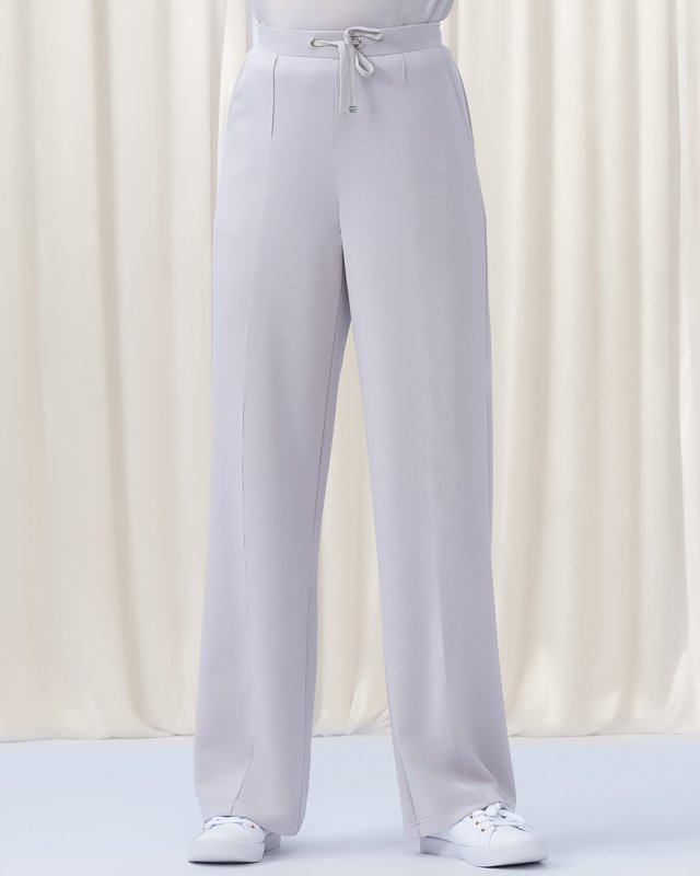 Elena Wang Ladies Silver Pant – John's Stettler