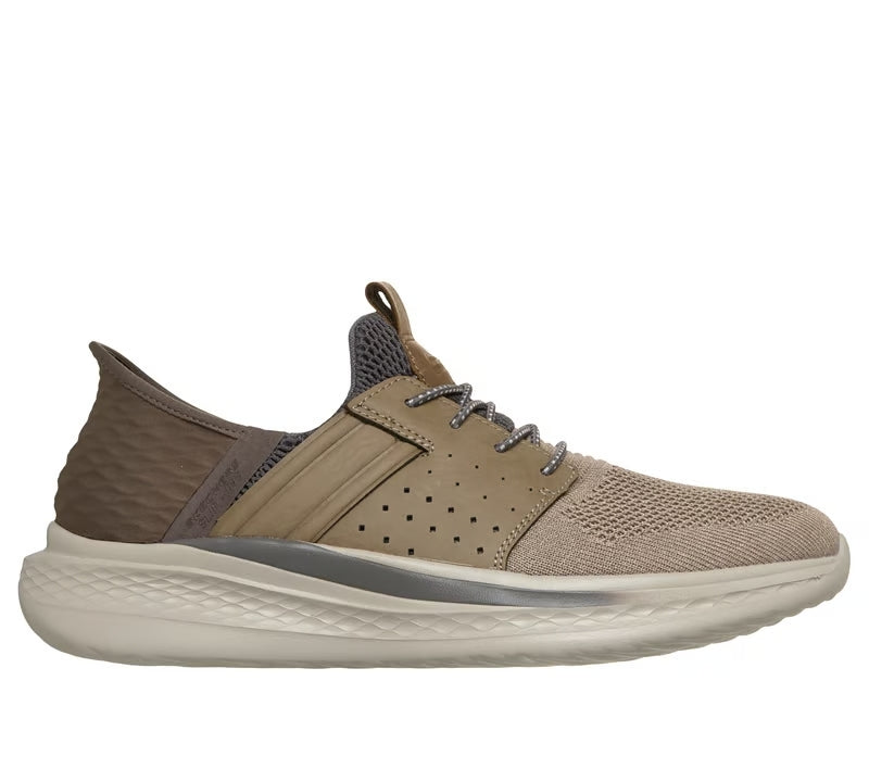 Skechers Men's Slip Ins Slade Ocon Taupe Shoe – John's Stettler