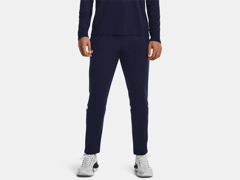 Under Armour Mens Midnight Navy/White Team Knit Warmup Pant – John's ...