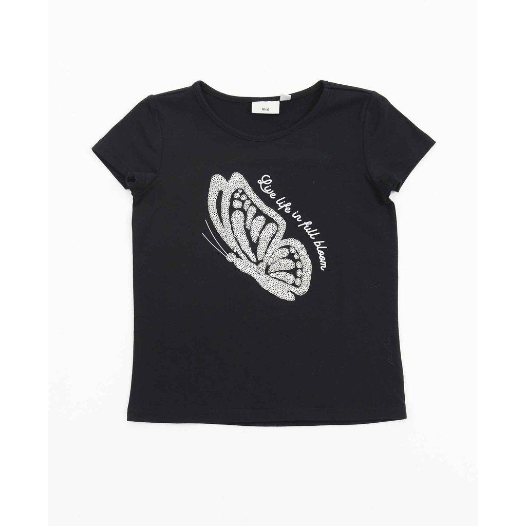 Mid Girls Black Tshirt – John's Stettler