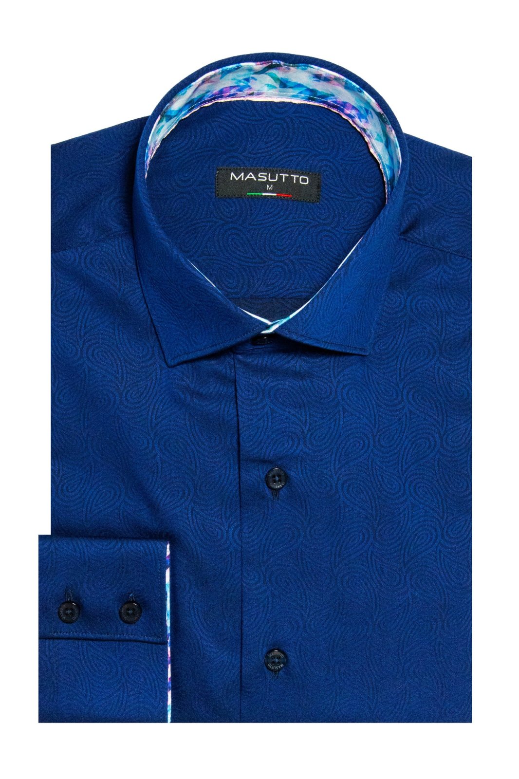 Masutto Mens York/92 LS Button down Shirt – John's Stettler